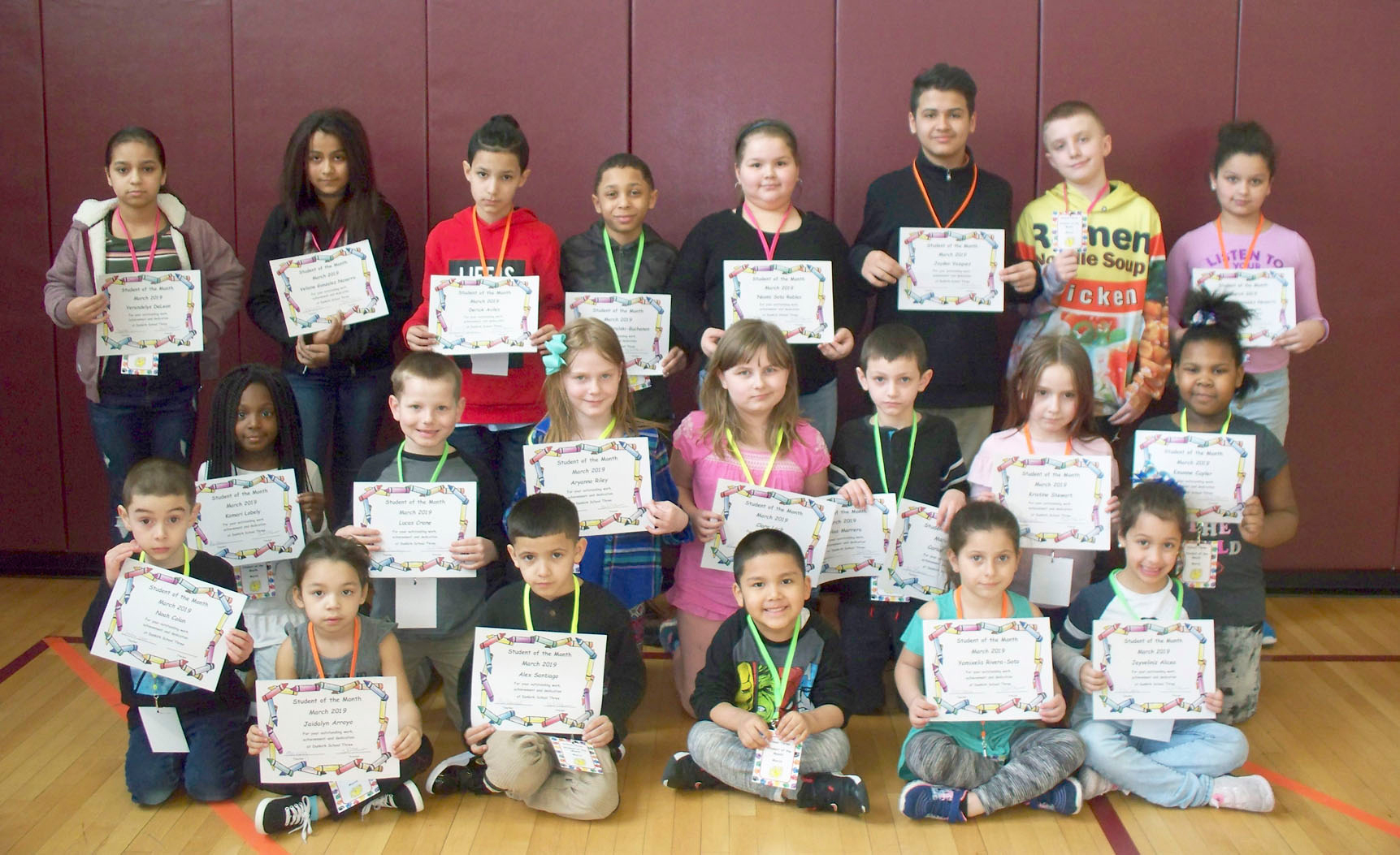 School Three Students of the Month | News, Sports, Jobs - Observer Today